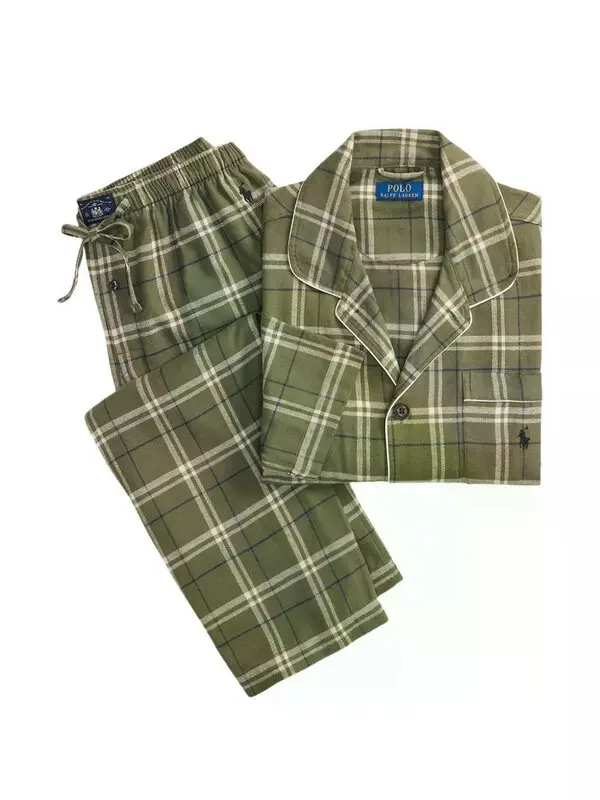 Polo Ralph Lauren Plaid Flannel Sleep Set