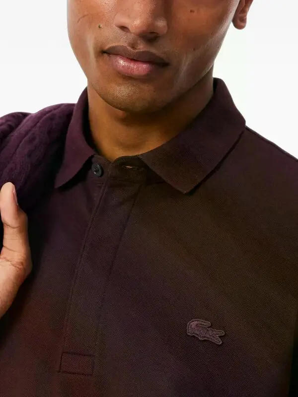 Lacoste Logo-patch Polo Shirt - Red