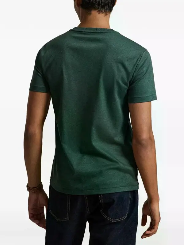 Polo Ralph Lauren Embroidered-pony Cotton T-shirt - Green