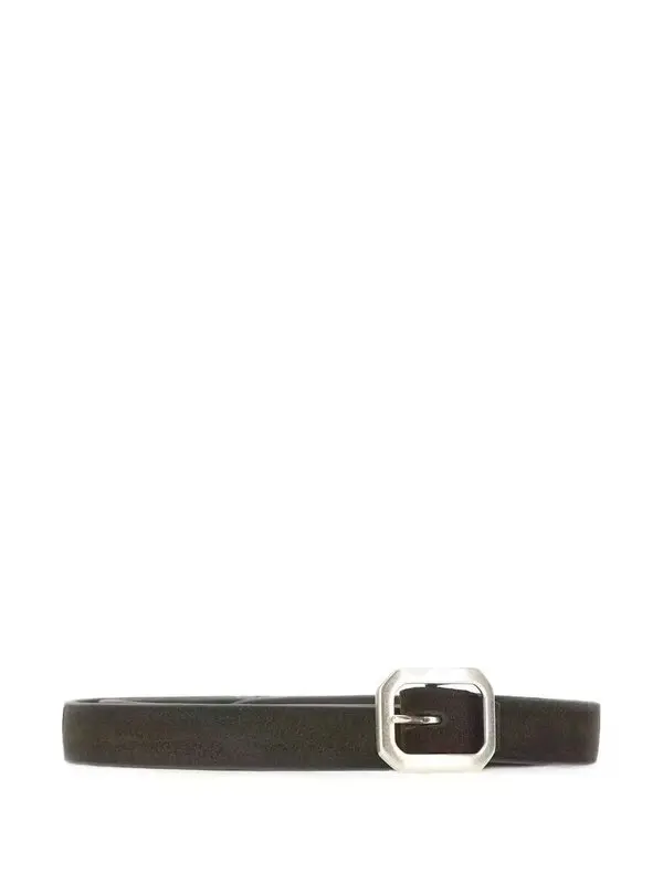 ALBERTO LUTI Suede Leather Belt