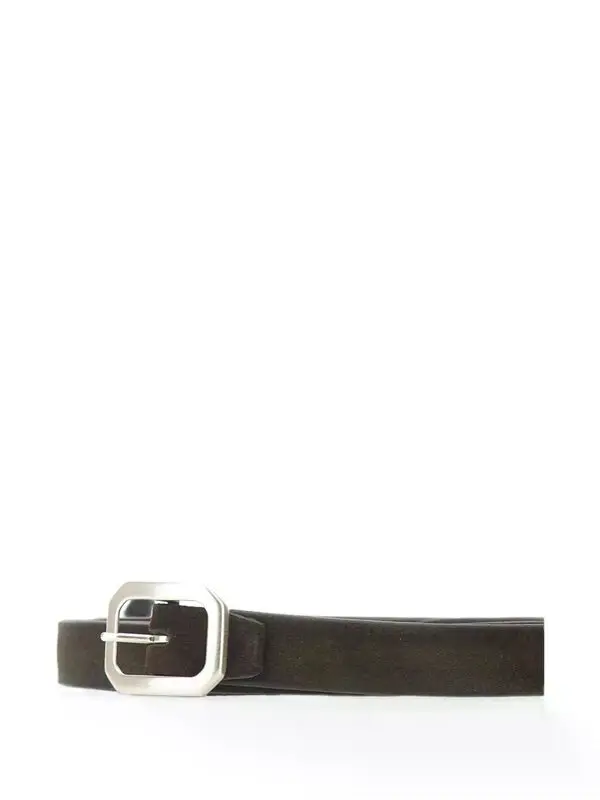 ALBERTO LUTI Suede Leather Belt