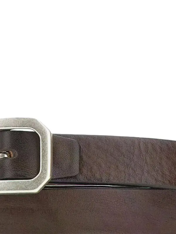ALBERTO LUTI Grained Leather Belt