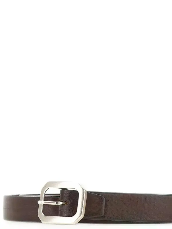 ALBERTO LUTI Grained Leather Belt