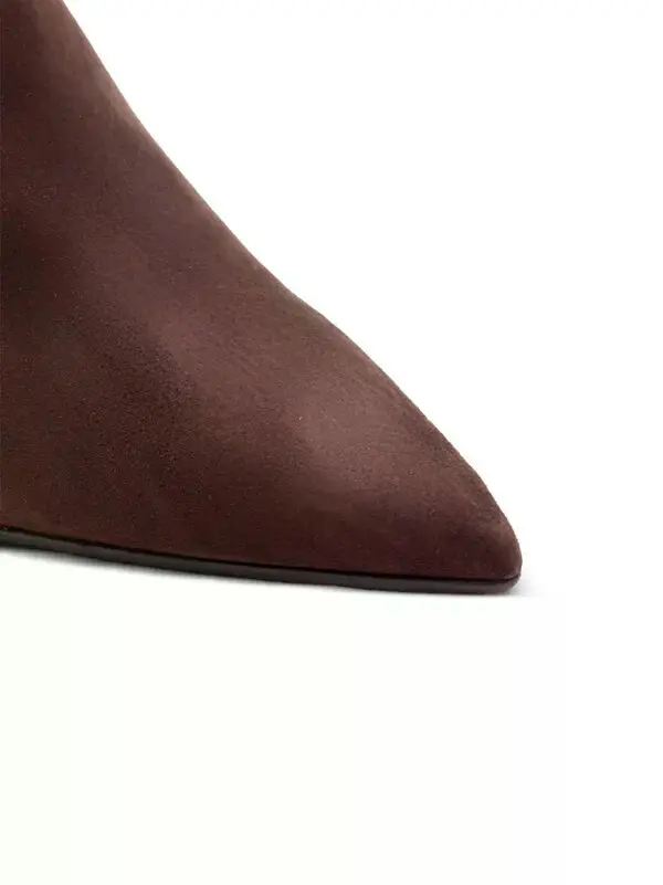 CHANTAL Suede Pointed-toe Ankle Boots