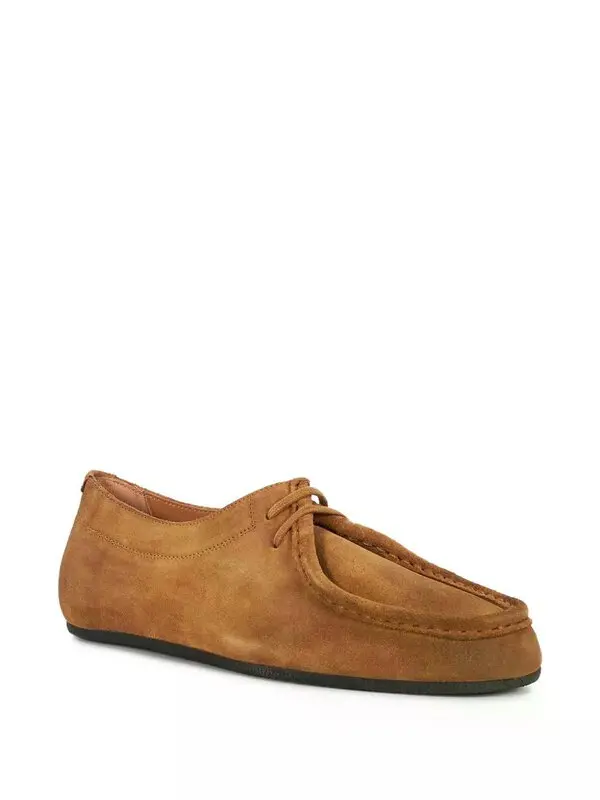 JIL SANDER Lace-up Suede Loafers