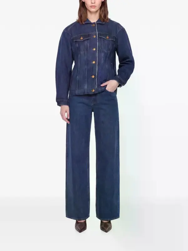 JIL SANDER Button-up Denim Jacket
