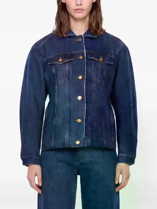 JIL SANDER Button-up Denim Jacket