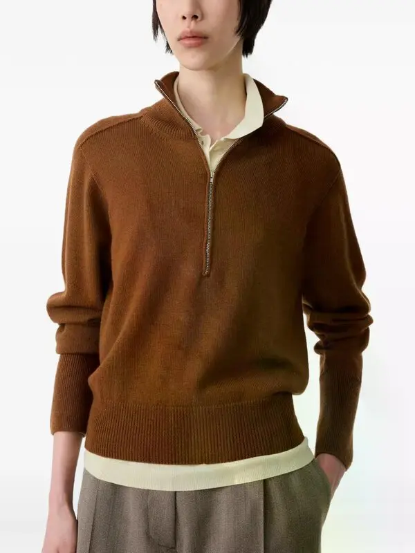Studio Nicholson Maren Half-zip Sweater