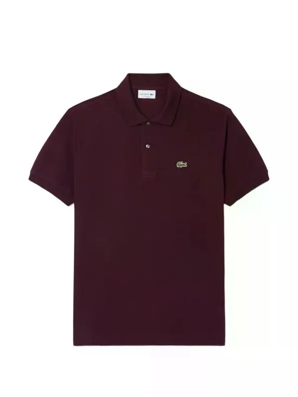 Lacoste Logo-patch Polo Shirt - Red