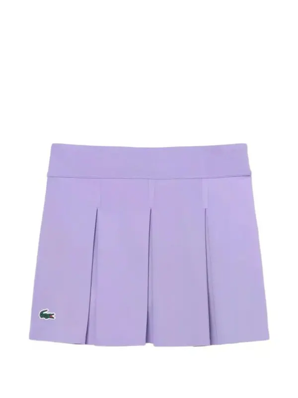 Lacoste Pleated Logo-patch Tennis Mini Skirt