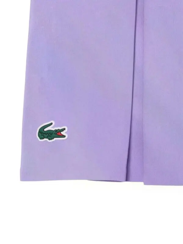 Lacoste Pleated Logo-patch Tennis Mini Skirt