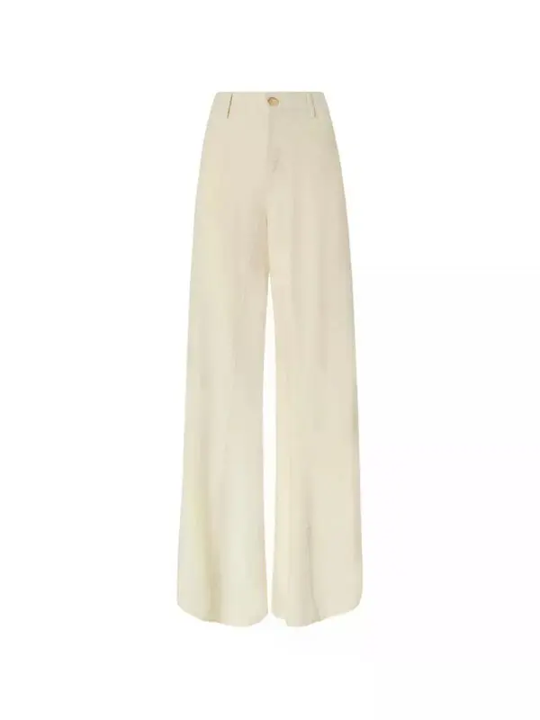 Pinko Wide Leg Linen Trousers