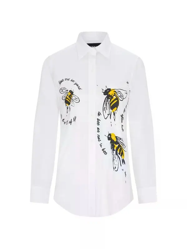 Libertine Bee Lieve New Classic Shirt - White