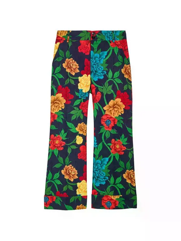 La DoubleJ Hendrix Floral Trousers