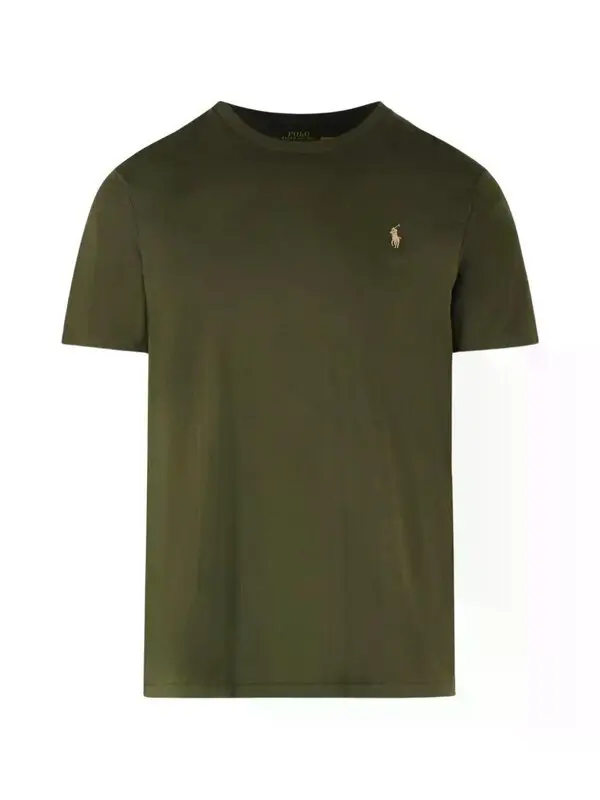 Polo Ralph Lauren Logo-embroidered Cotton T-shirt - Green