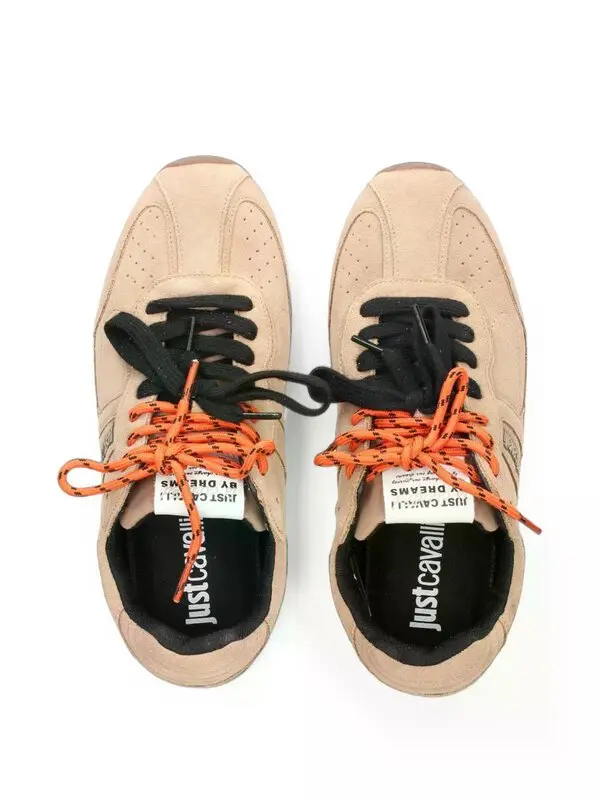 Just Cavalli Logo-plaque Panelled Sneakers