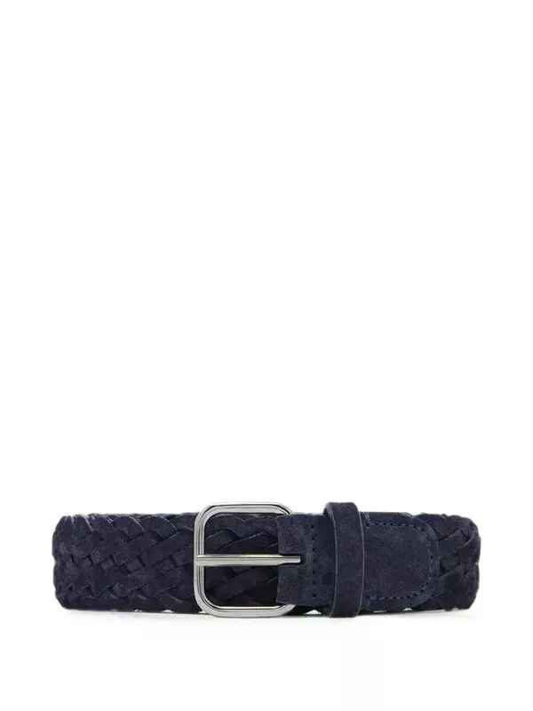 Giorgio Armani Braided Suede Belt