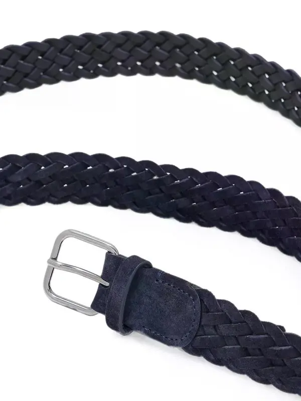 Giorgio Armani Braided Suede Belt