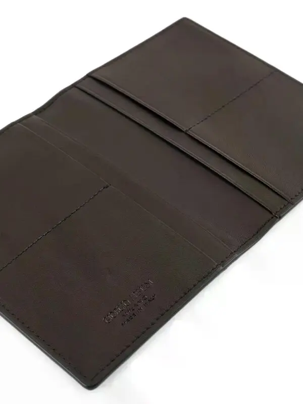 Giorgio Armani Logo-debossed Bifold Cardholder