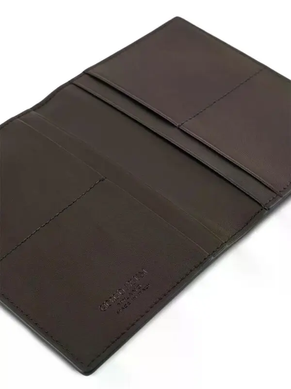 Giorgio Armani Logo-debossed Bifold Cardholder