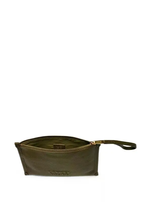 LANCEL Pebbled-texture Wrist-strap Wallet