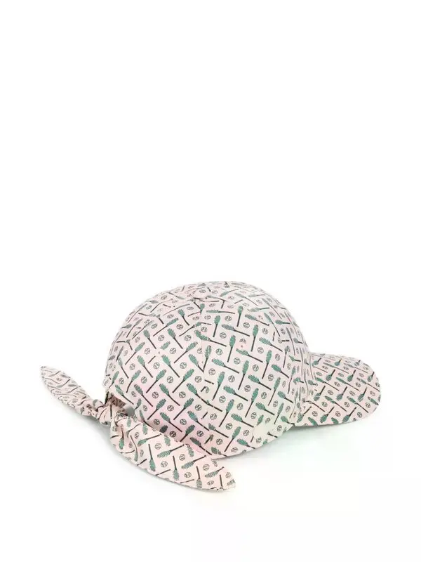 Lacoste Racket Print Bow Detail Cap