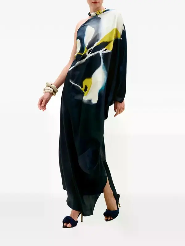 Silvia Tcherassi Erica One-shoulder Maxi Dress