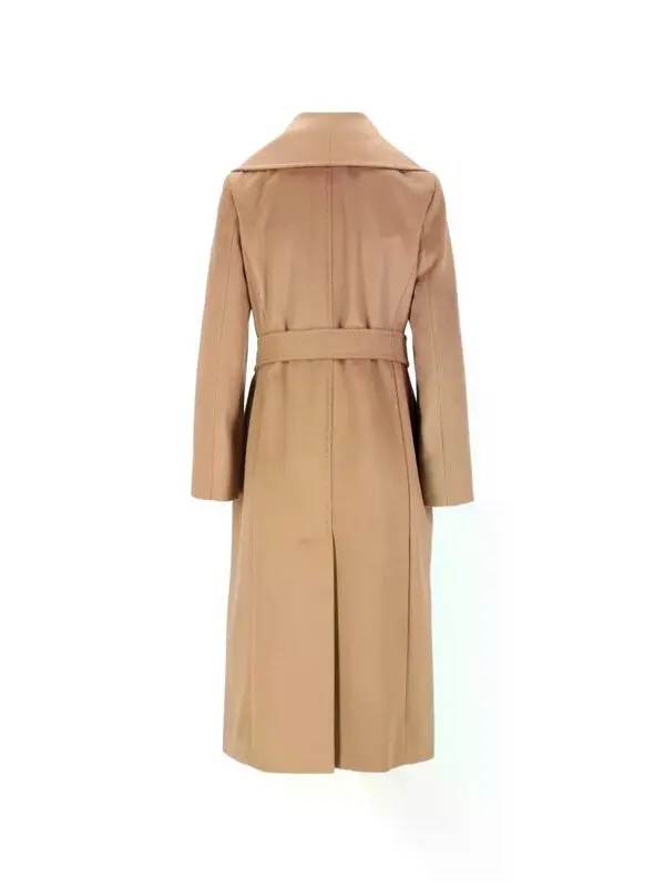 Max Mara Belted Shawl-collar Coat