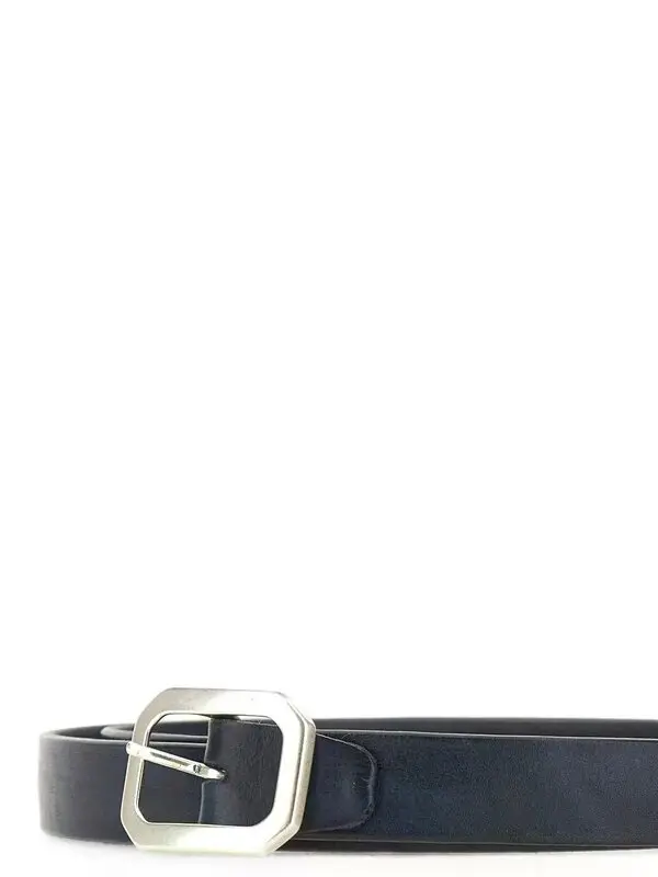 ALBERTO LUTI Square-buckle Leather Belt