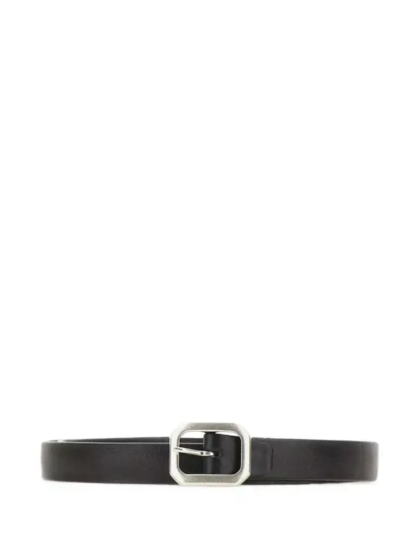 ALBERTO LUTI Square-buckle Leather Belt