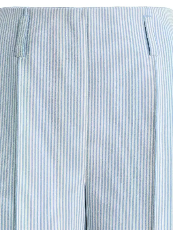 HIGH SPORT Camilla Seersucker Shorts - Blue