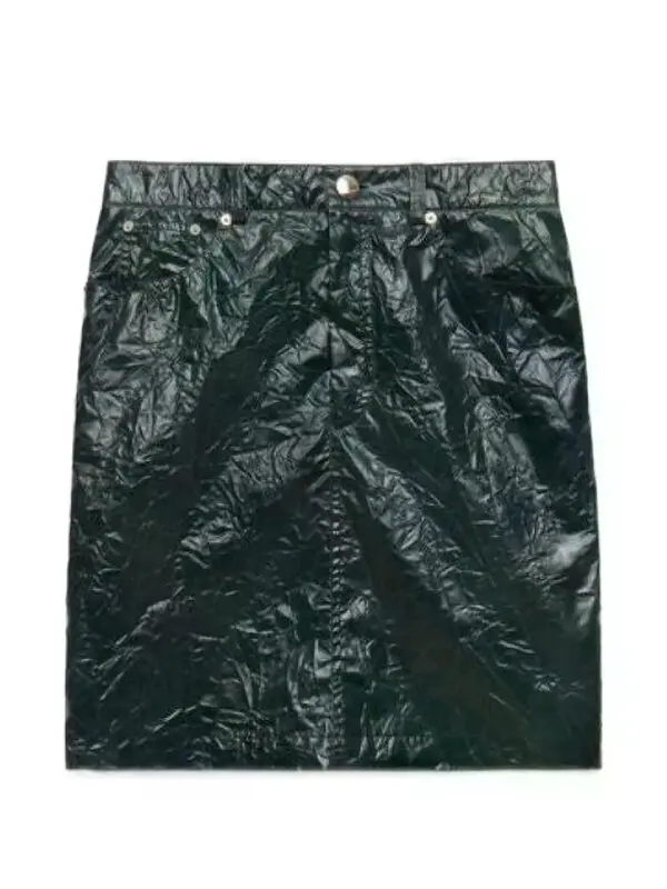 Marni Deep Crinkled Taffeta Skirt