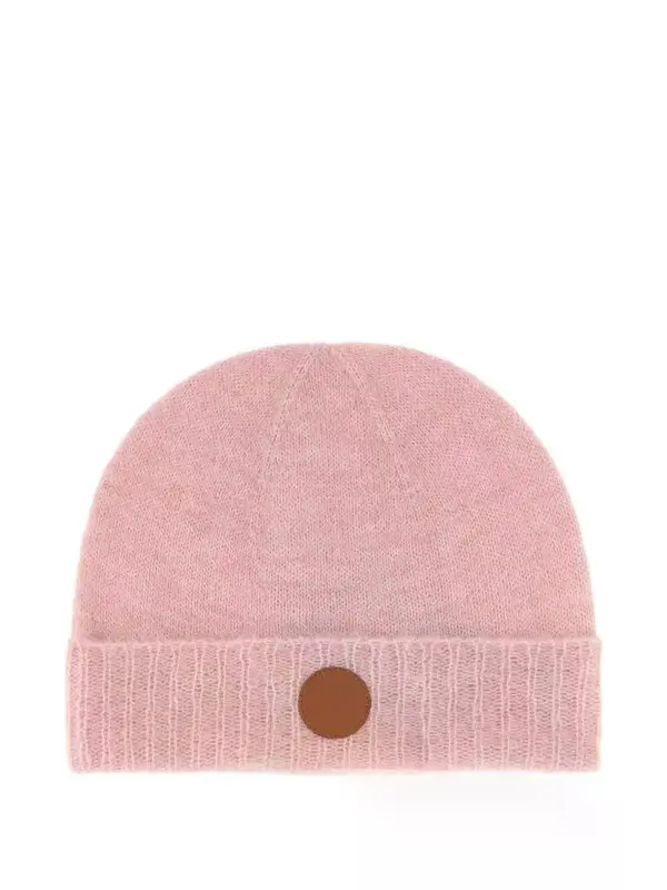 VIVIENNE WESTWOOD Fluffy Beanie Hat - Pink