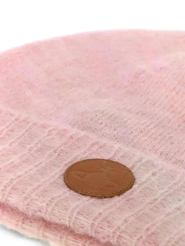 VIVIENNE WESTWOOD Fluffy Beanie Hat - Pink