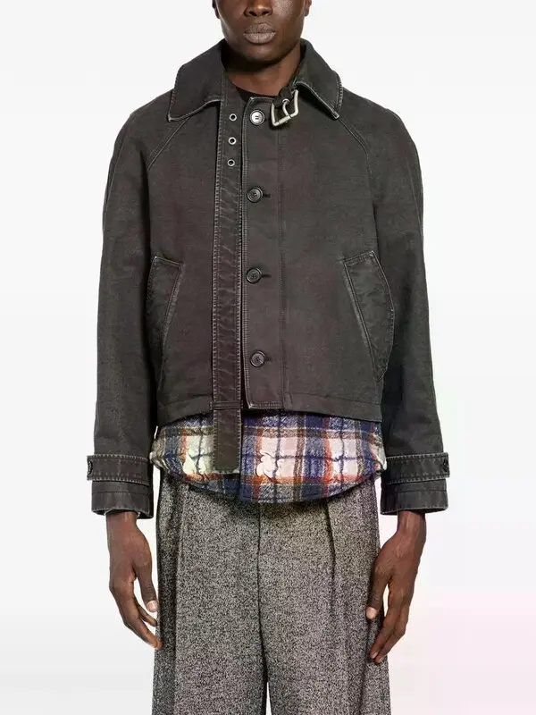 Loewe Belted Button-front Jacket