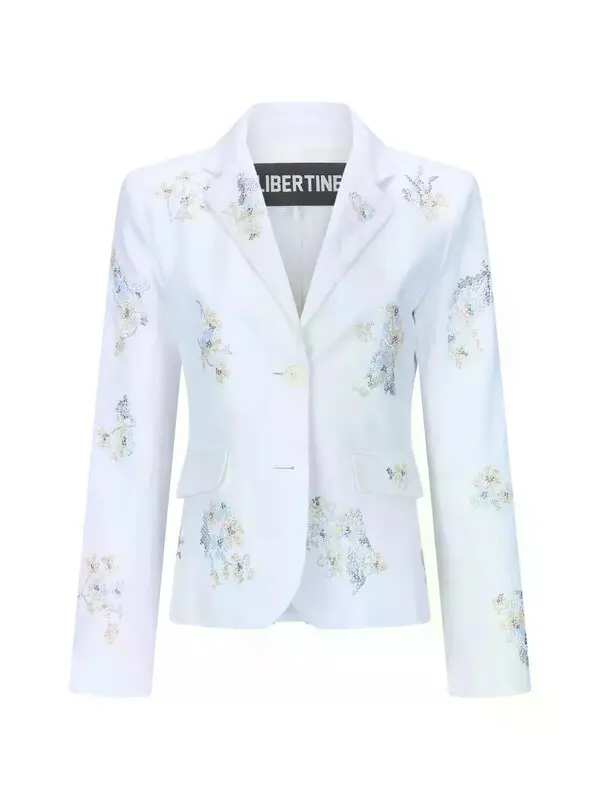 Libertine Porcelain Garden Sequin-embellished Blazer