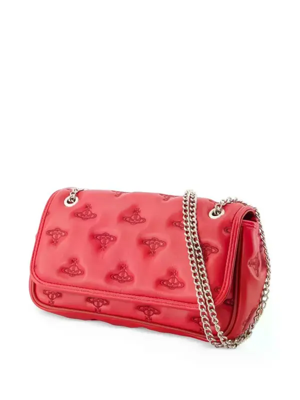 VIVIENNE WESTWOOD Quilted Orb Crossbody Bag - Red