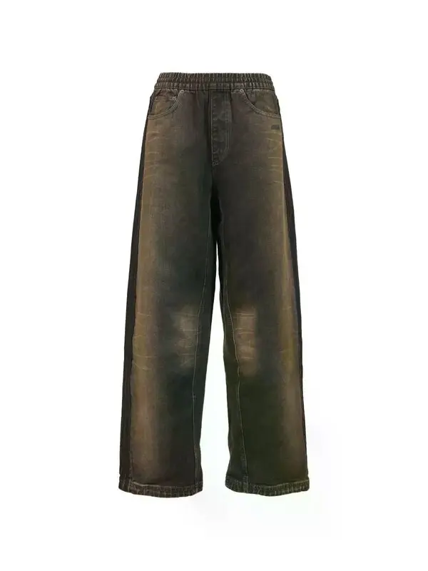 Adidas X Avavav Elasticated-waist Wide-leg Jeans