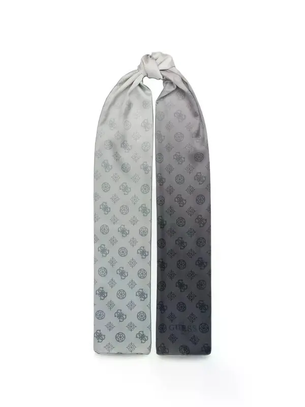 Guess Monogram-print Gradient-effect Scarf