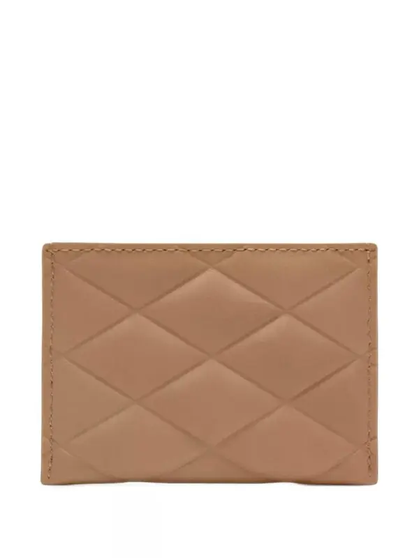 Lacoste Quilted Logo-plaque Card Holder