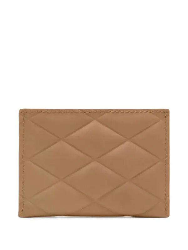 Lacoste Quilted Logo-plaque Card Holder