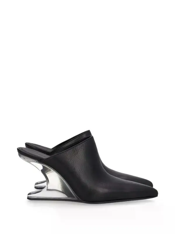 Rick Owens Cantilever 8 Sabot Sharp Pointed-toe Sandals