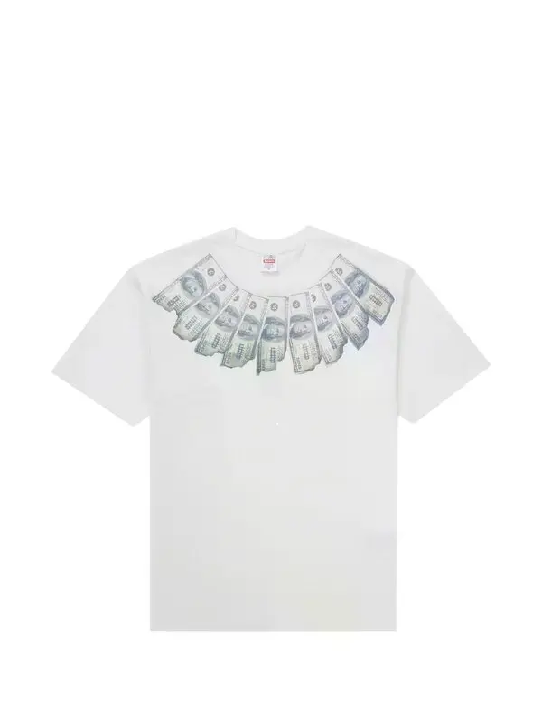 Supreme Mm6 Maison Margiela Money-print T-shirt - White