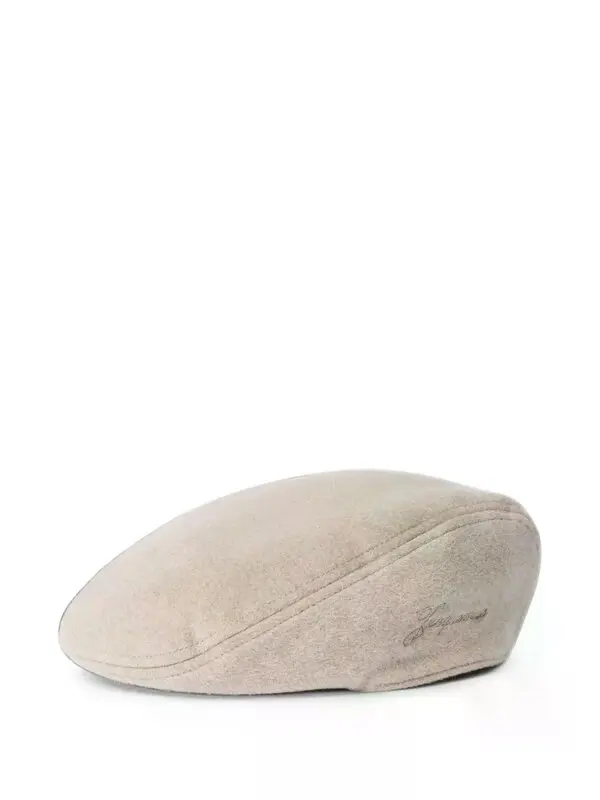 Jacquemus The Valérie Beret - Neutrals