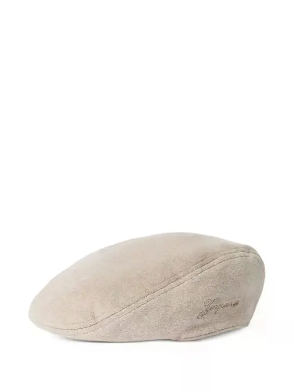 Jacquemus The Valérie Beret - Neutrals