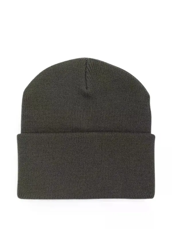 Carhartt Work In Progress Logo-patch Ribbed Beanie Hat