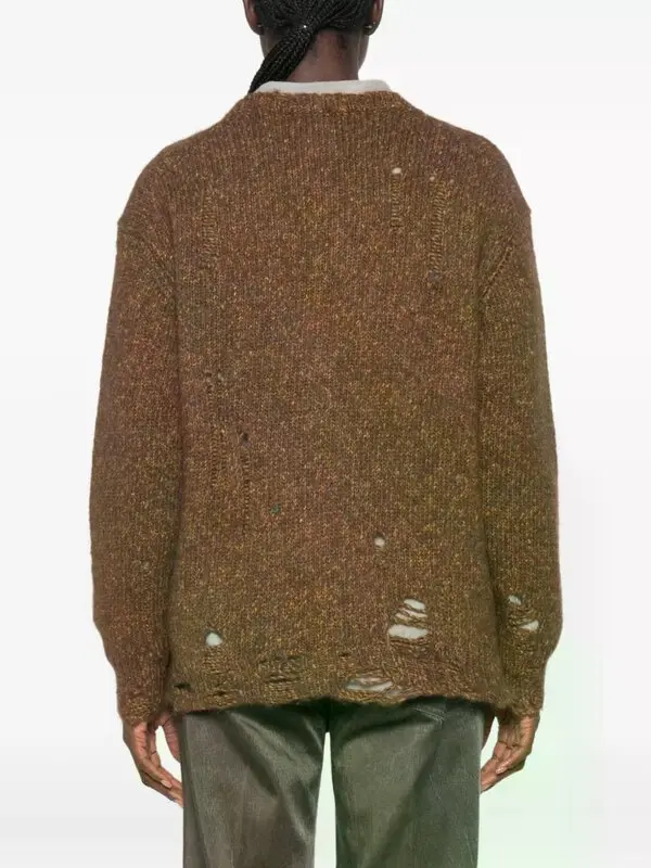R13 Distressed Boyfriend Cardigan