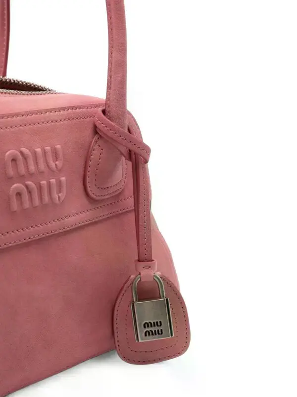 Miu Miu Vivant Nappa Leather Bag - Pink
