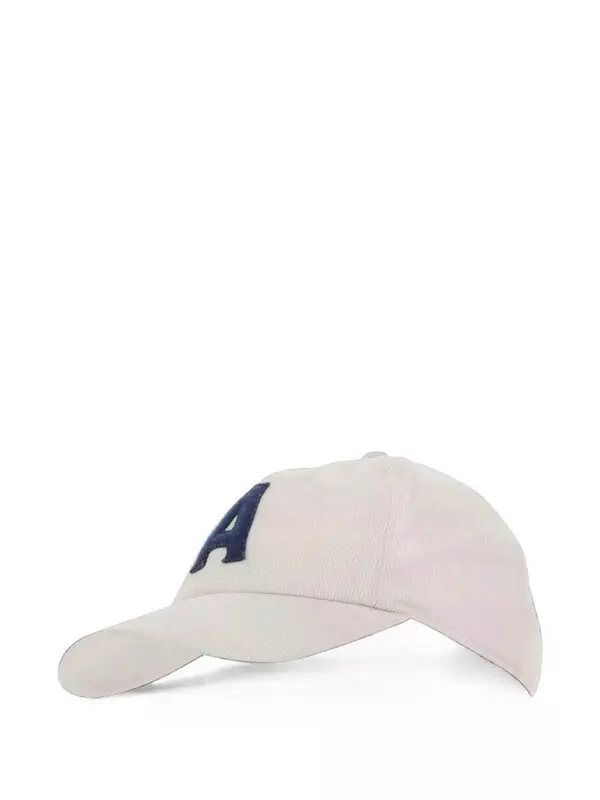 AUTRY Corduroy Baseball Cap - White