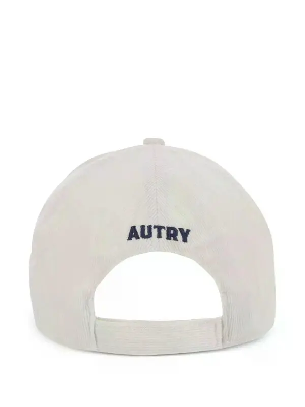 AUTRY Corduroy Baseball Cap - White
